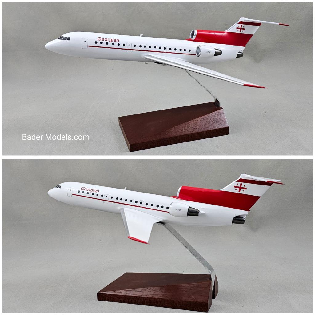 Georgian - YAK-42 - (1:100) | Bader Models
